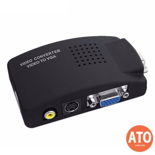 VGA Conversion High Resolution Video Adapter TV to PC Converter