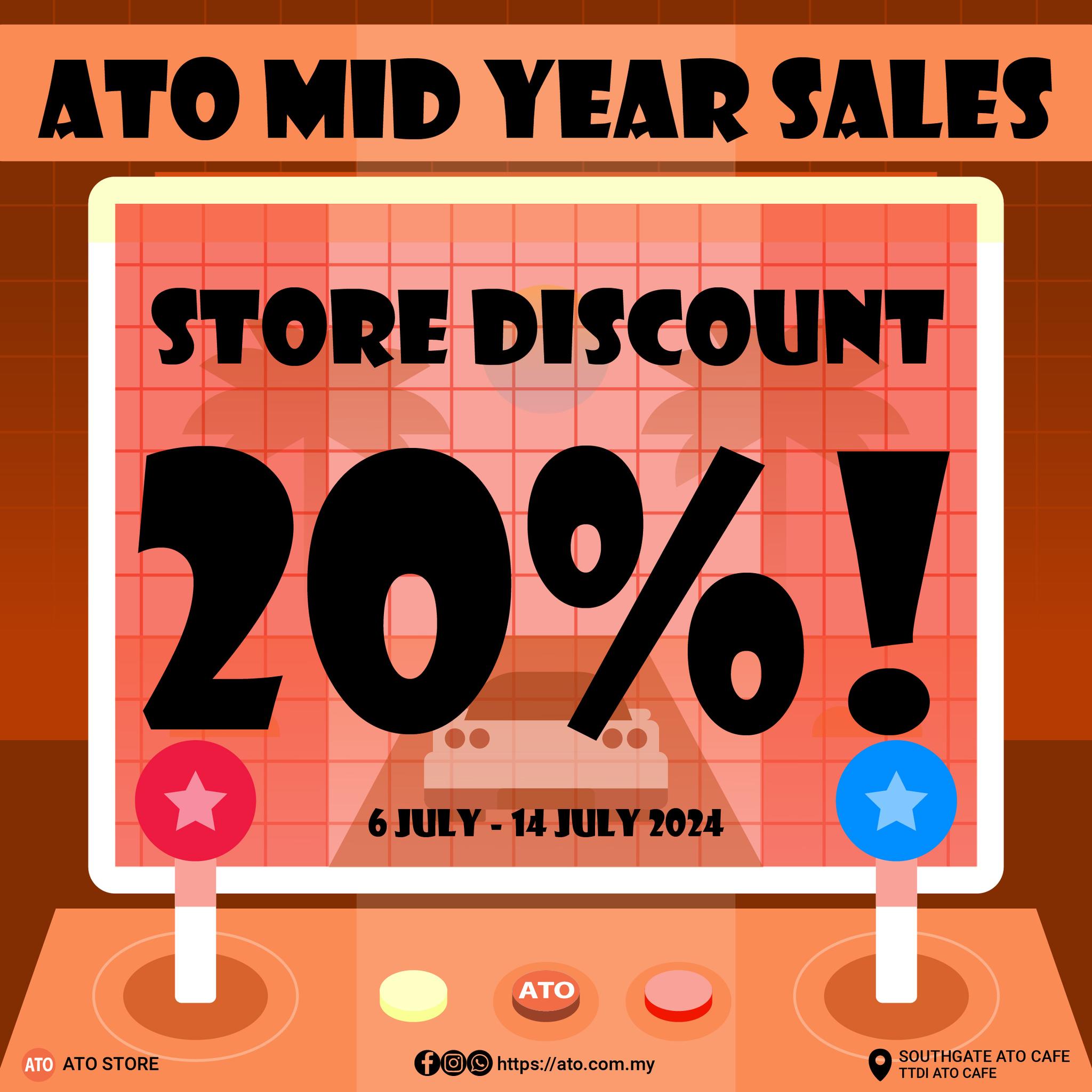 Mid Year Sales 20% Off