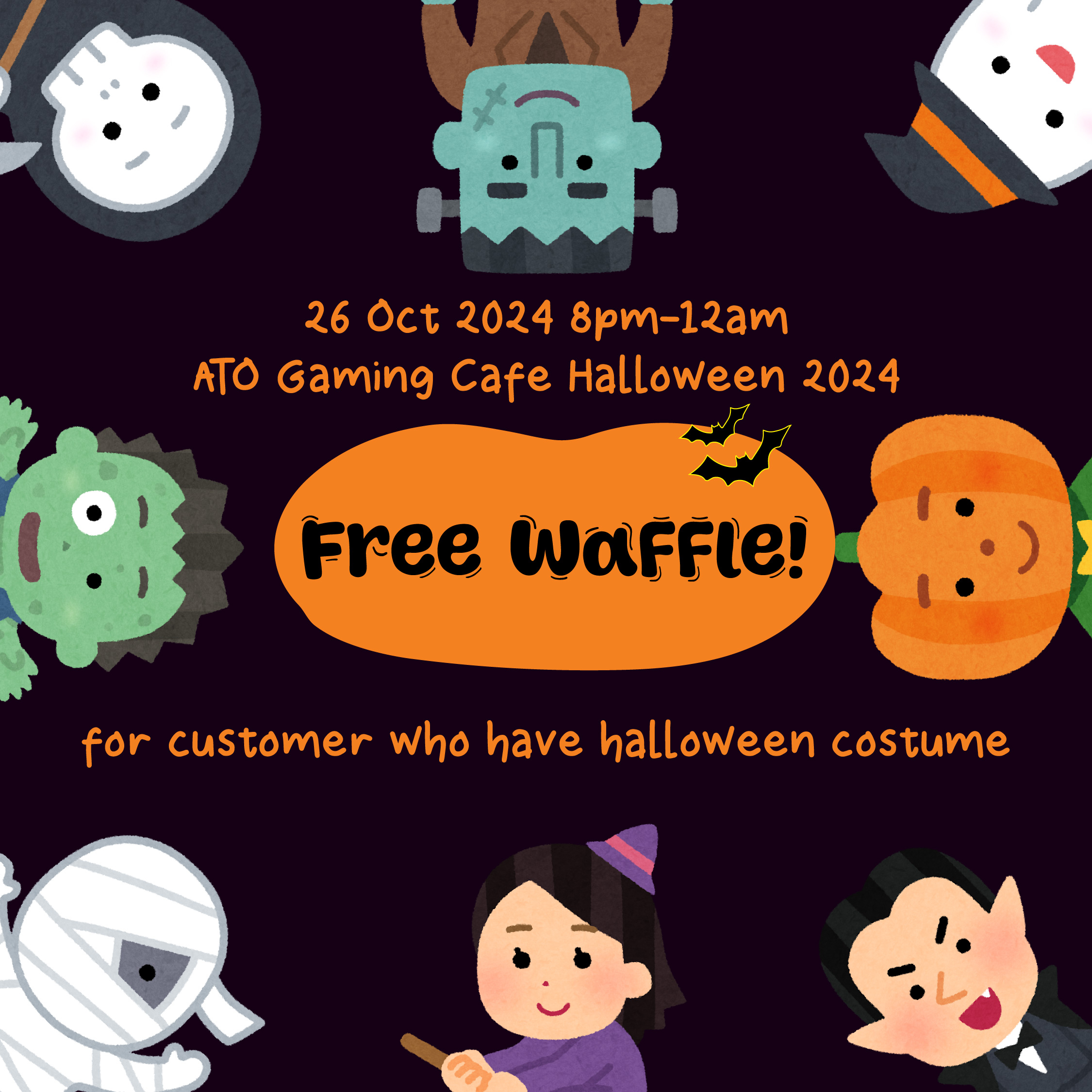 Halloween Party 2024 @ ATO Gaming Cafe TTDI!
